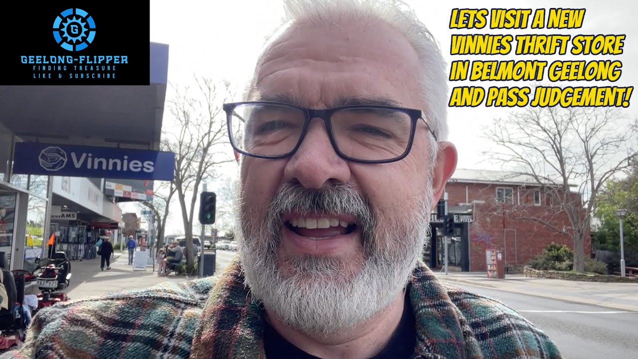 Lets Visit the Brand New Vinnies Belmont Thrift Store on Open Day. What treasure shall we find ...