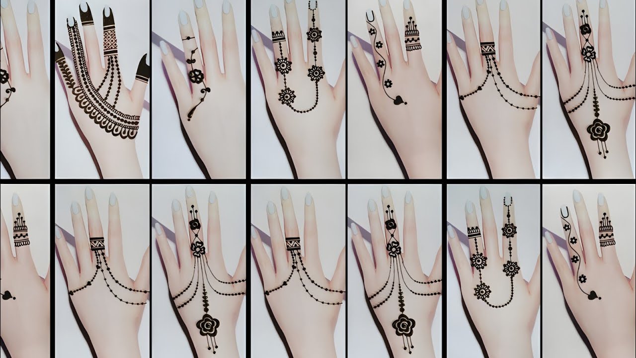 Beautiful back hand mehandi design || Mehandi Design || Mehandi ki ...
