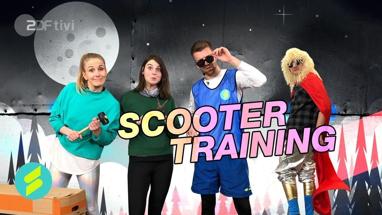 Die Sportmacher-Challenge #17 – Randy Razor Scooter Training | ZDFtivi ...