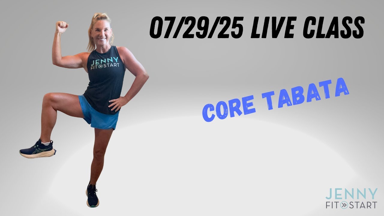 7/29/25 live class - CORE TABATA - YouTube