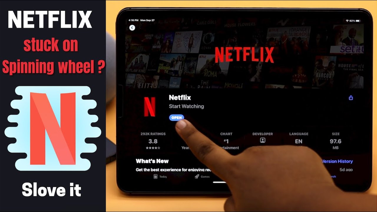 Fix Netflix Stuck on Loading Screen on iPad/iPhone (Spinning Wheel ...