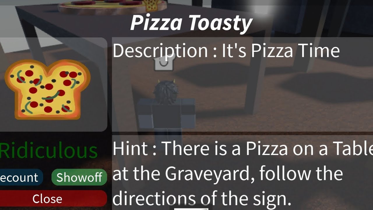 how to get Pizza Toasty [Find The Toasties - Roblox] - YouTube