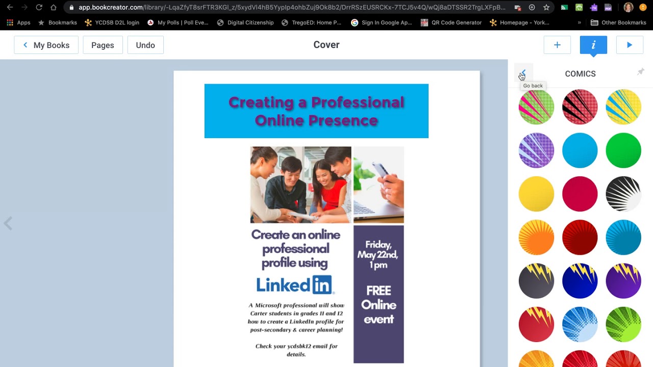 Using Book Creator (Individual Student) - YouTube