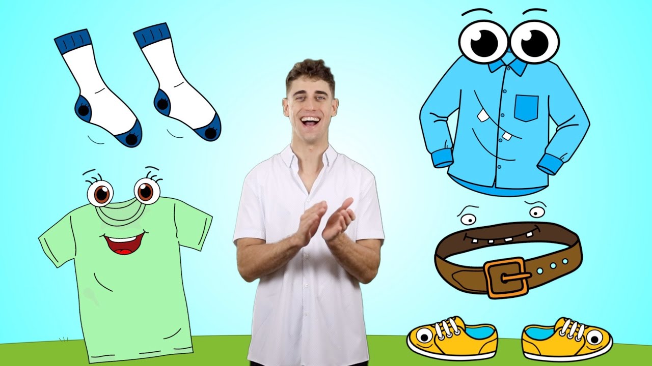 Let's Get Dressed | Funny Clothing Video for Kids | Addy's Classroom ...