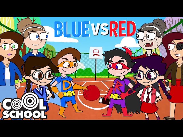🔵 Team Blue vs Team Red | Super Drew and The Stolen Colors 🔴 Cool ...