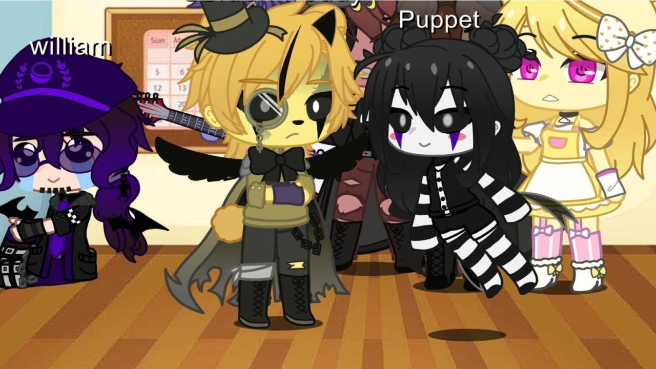 William stuck in a room with the FNaF 1 for 24 hours || My AU || Gacha ...