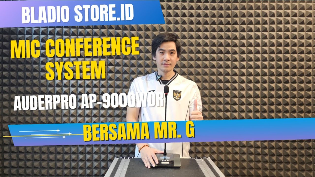 MIC DELEGATE / ANGGOTA CONFERENCE WIRELESS SYSTEM AP-9000WDR - YouTube