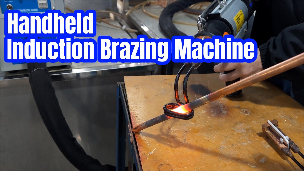 #Handheld Induction #Brazing #Welding Machine #copperpipe - YouTube