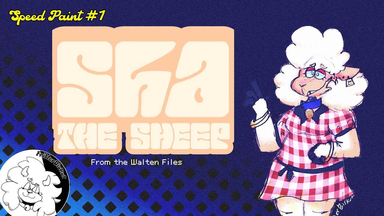 Sha The Sheep (SpeedPaint No.1) - YouTube