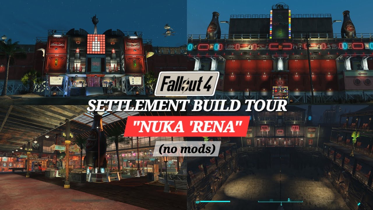 Fallout 4 - Nuka World Red Rocket Settlement Build Tour: "Nuka 'Rena ...