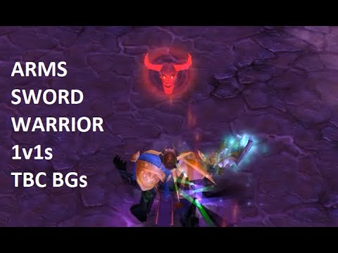 Arms Sword Spec Warrior TBC BGs - YouTube