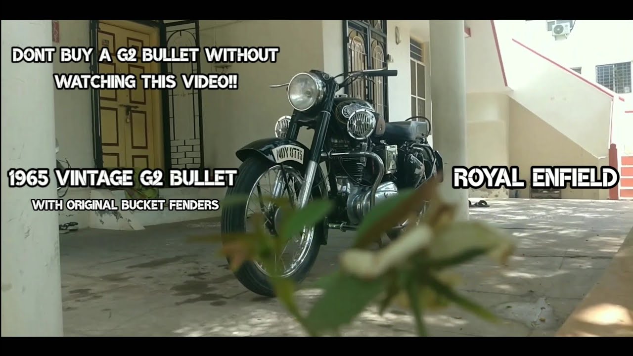 1965 Vintage G2 Bullet Detailed Review l Old Royal Enfield l Bullet ...