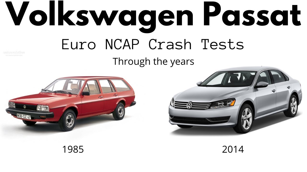 Volkswagen Passat Crash Tests - Through the Years - 1985-2014 - YouTube