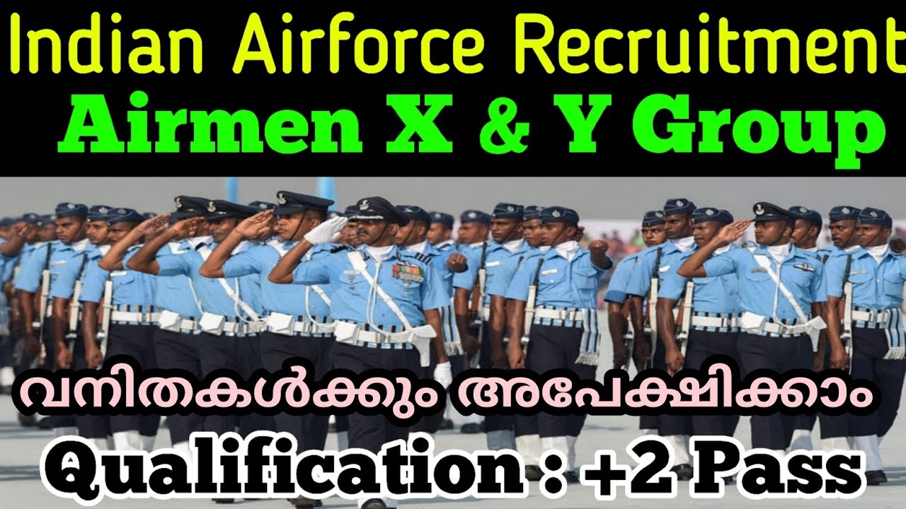 Agniveer Airmen Recruitment വന്നു |Vayusena | Airmen X and Y | Full ...