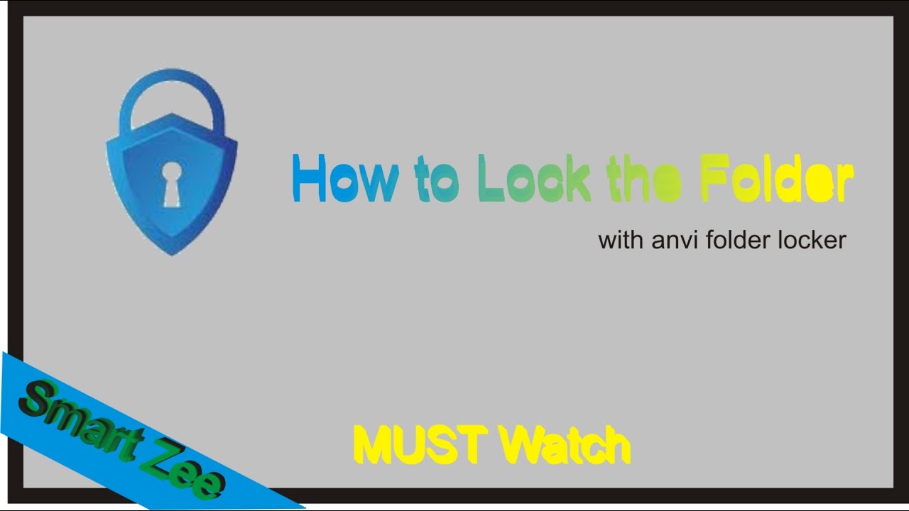 #howtolockfolder# |how to lock folder with anvi folder lock|Zohaib ...