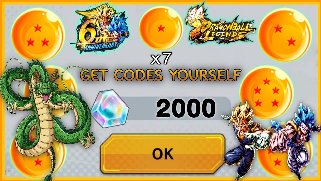 Get Free 2000 Chrono Crystals In Dragon Ball Legends Fast #dblegends # ...