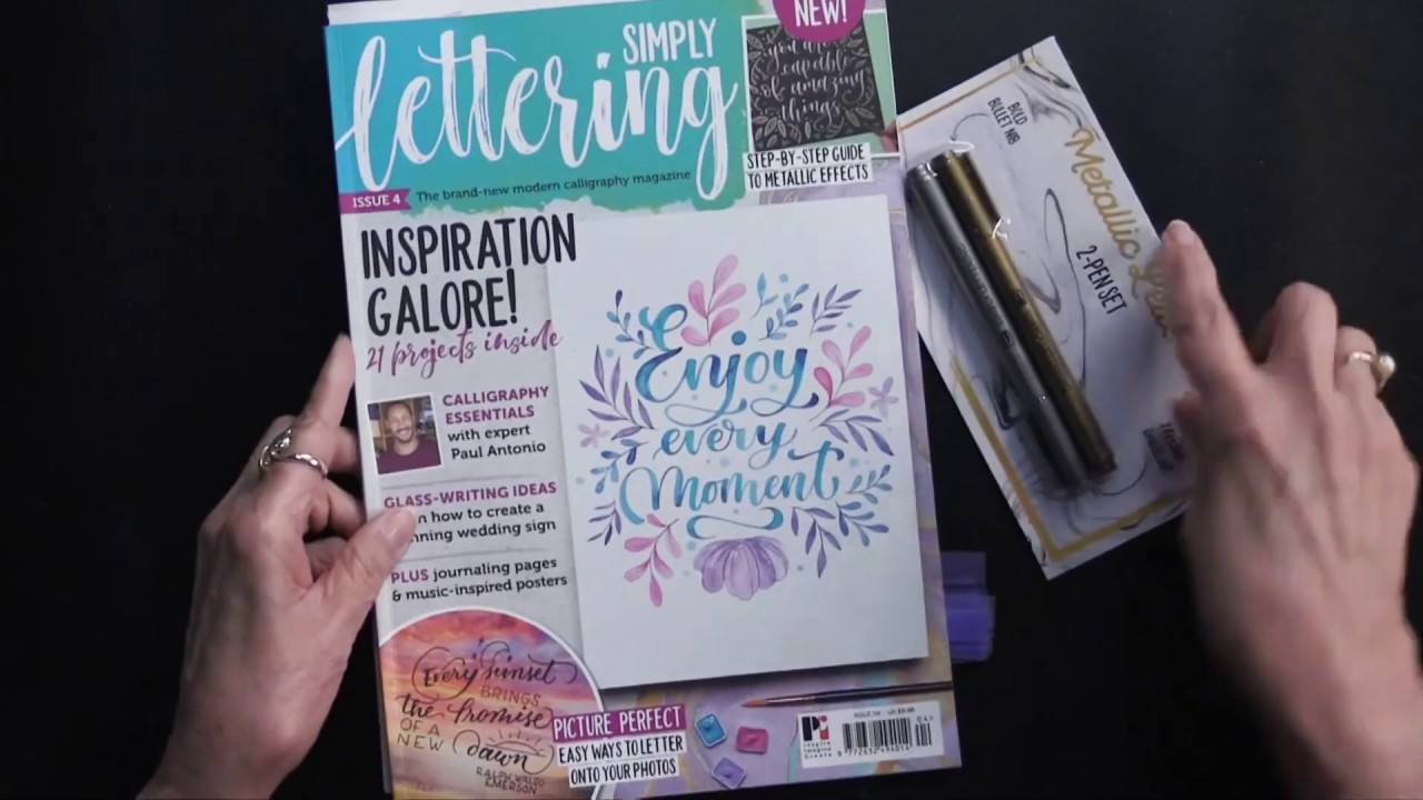 Simply Lettering #4 Magazine - YouTube