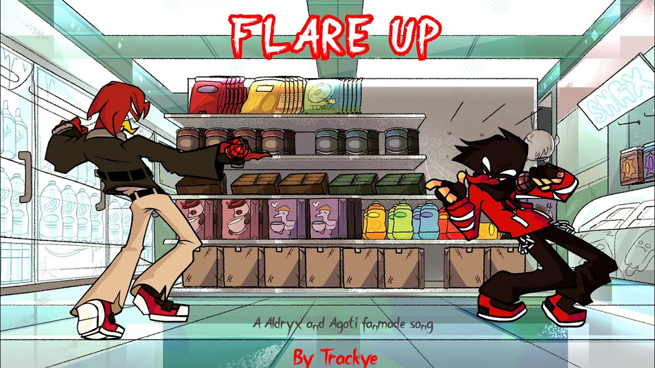 Flare up - Aldryx and Agoti ost (Fanmade) | FNF Entity - YouTube