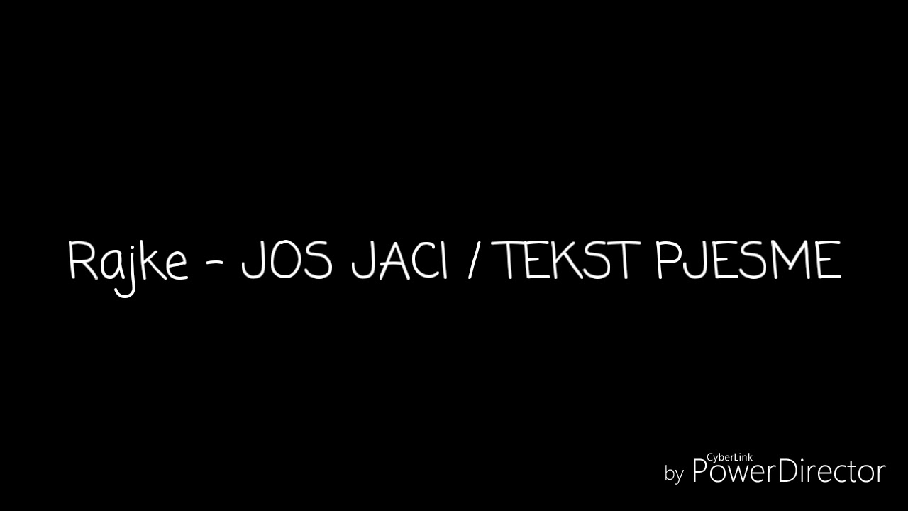 Rajke - JOŠ JAČI / TEKST PJESME! - YouTube