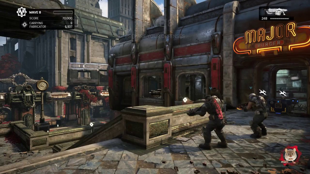 Gears of War 4 - Horde - Blood Drive - Insane Waves 1-23 - YouTube