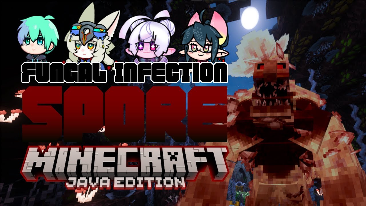 #1 マインクラフトMOD -fungal infection:spore- - YouTube