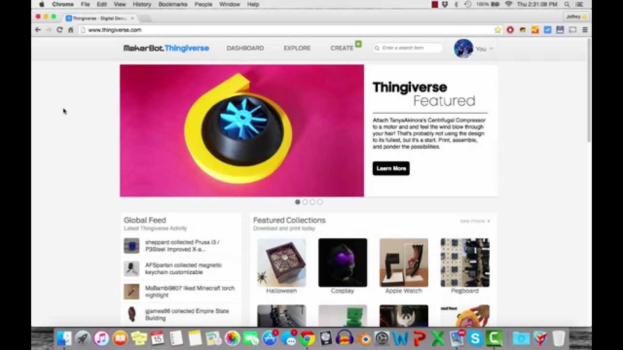 How To Share Your 3D Print On Thingiverse - YouTube