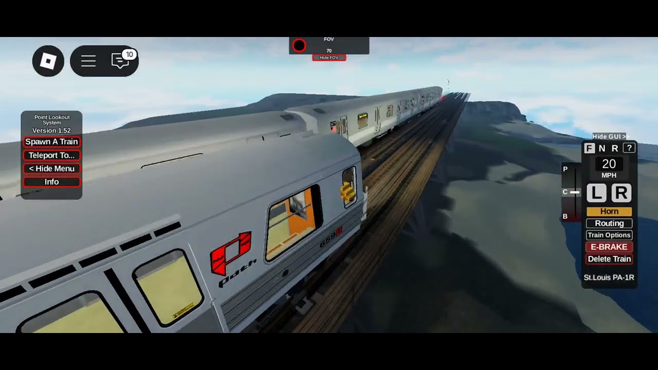 Roblox Point Lookout System In Subway Train #2 - YouTube
