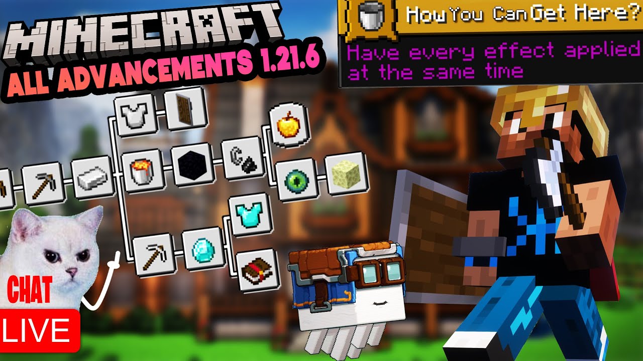 All Advancements in Minecraft 1.21.6 - LIVE #minecraft - YouTube