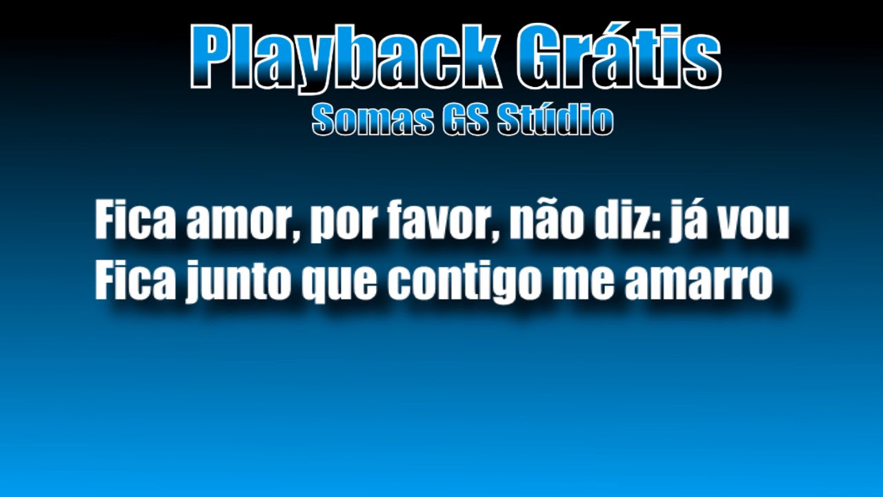 Fica Amor Alemão do Forró Playback - YouTube