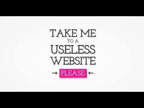 The Useless Web experience - YouTube