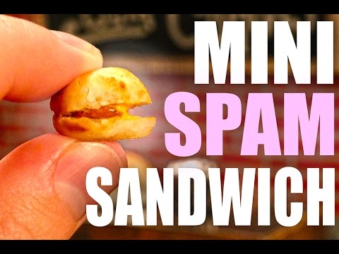 MINI SPAM SANDWICH! - YouTube
