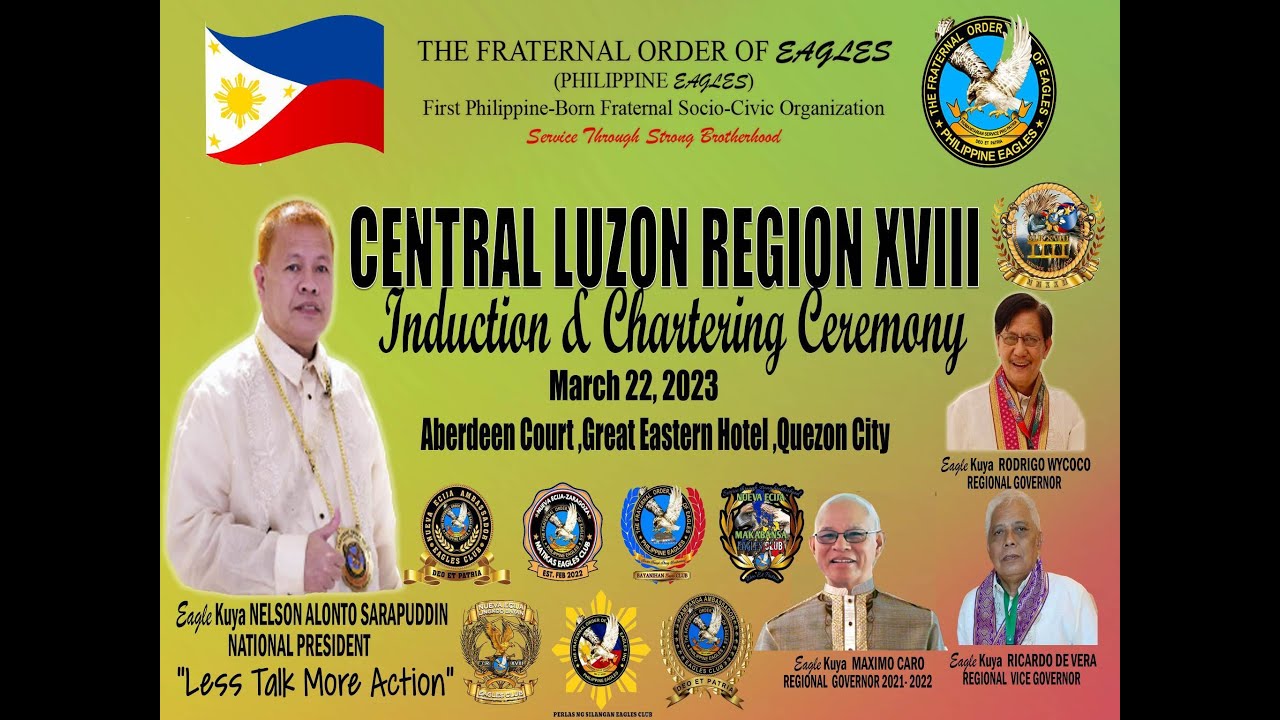 The Fraternal Order of Eagles - Philippine Eagles Inc. - YouTube
