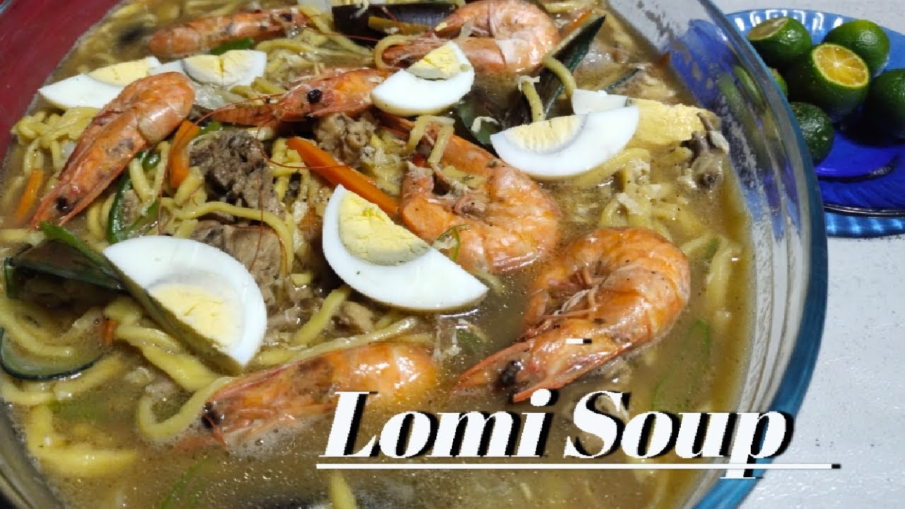 My Very own version of Lomi. Ang sarap!!! - YouTube