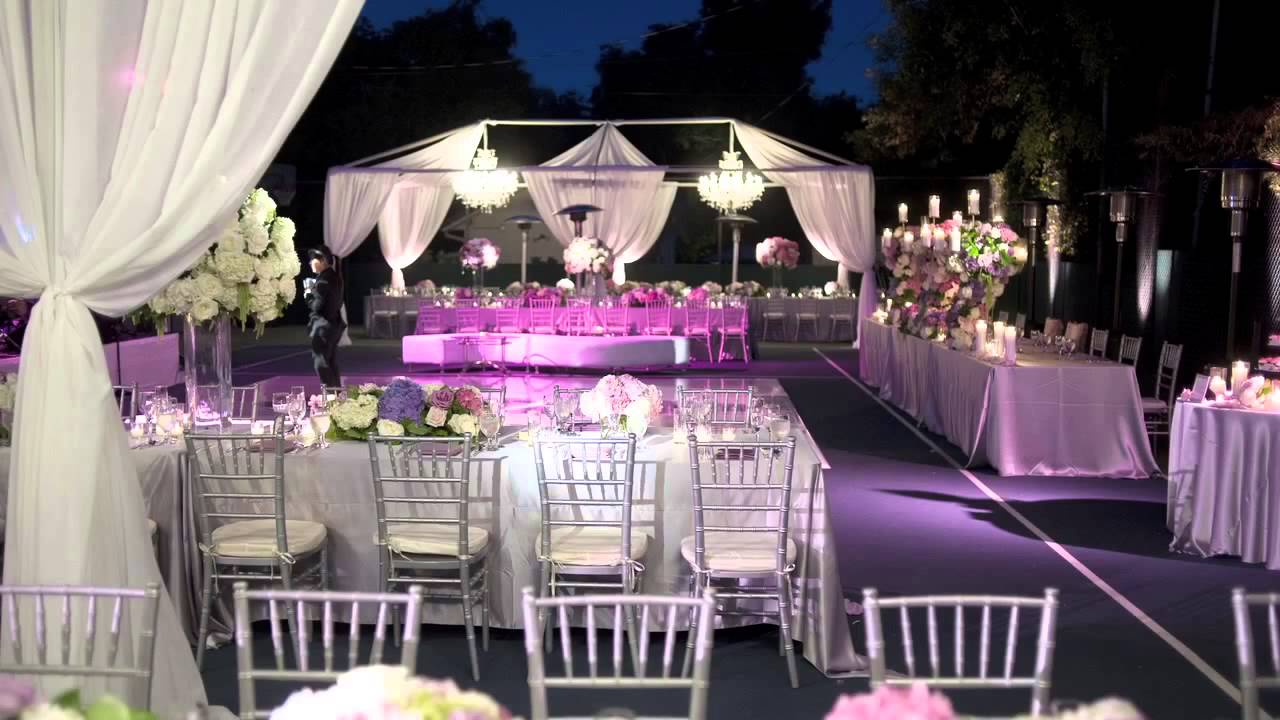 How to Arrange Tables and a Dance Floor for a Backyard Party Party ...