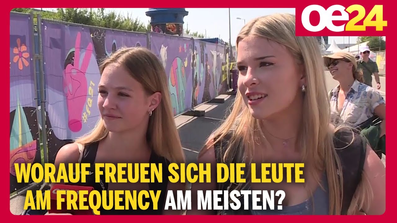 Worauf freuen sich die Leute am Frequency am meisten? - YouTube