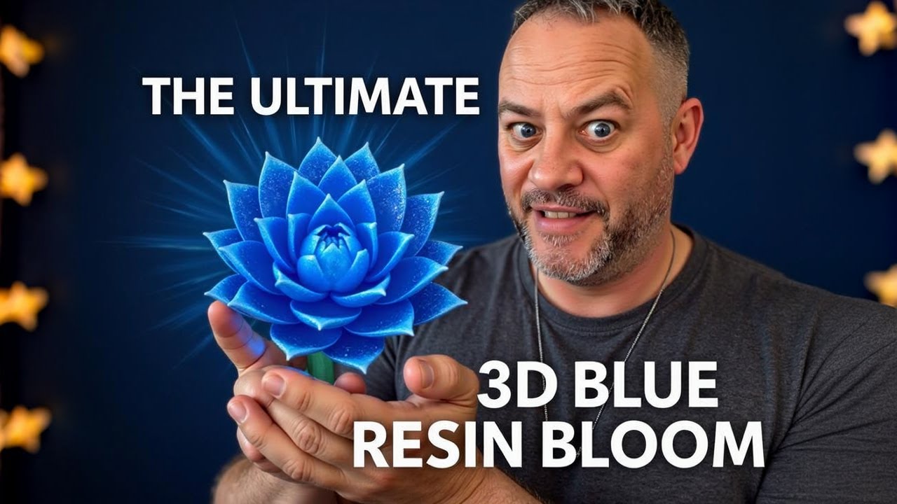 🌊 The Ultimate Blue 3D Resin Bloom Tutorial – 4 Stunning Styles ...