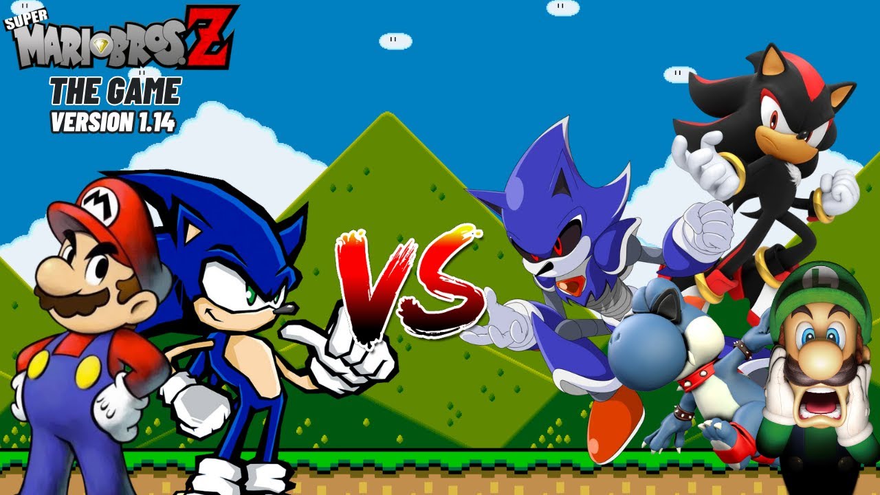 MARIO & SONIC VS EVERYONE! Super Mario Bros. Z The Game - YouTube