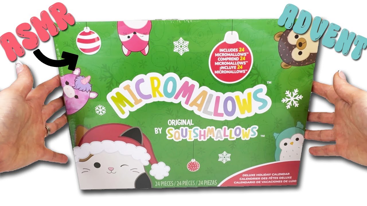 Squishmallows Micromallows Advent Calendar 2024 Christmas! ASMR Sounds ...