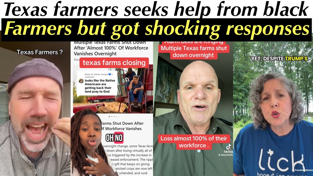 TEXAS FARMERS ARE CRYING OUT TO THE BLACK FARMERS BUT GOT SHOCKING ...