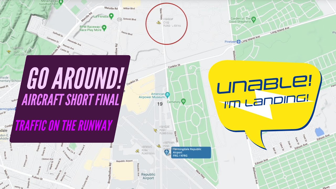 Runway incursion, unable go around, pilot deviation, and radio failure ...