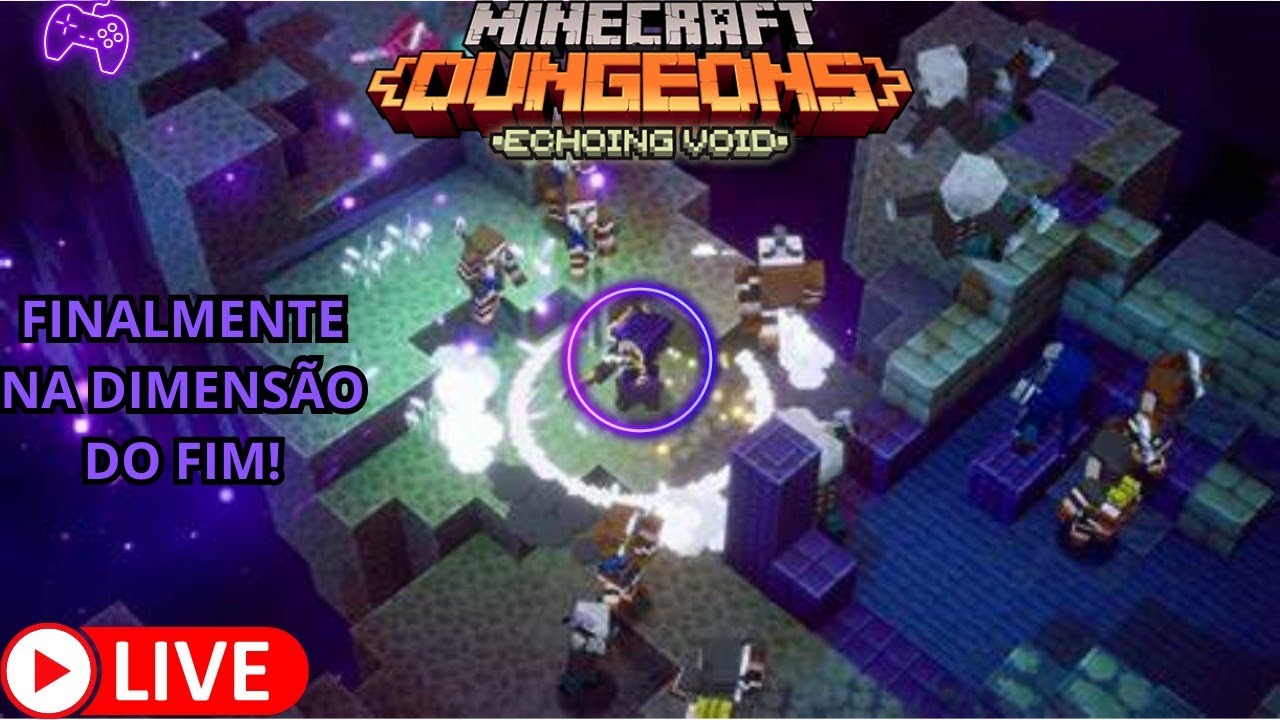 MINECRAFT DUNGEONS 7# EXPLORANDO O THE END! - YouTube