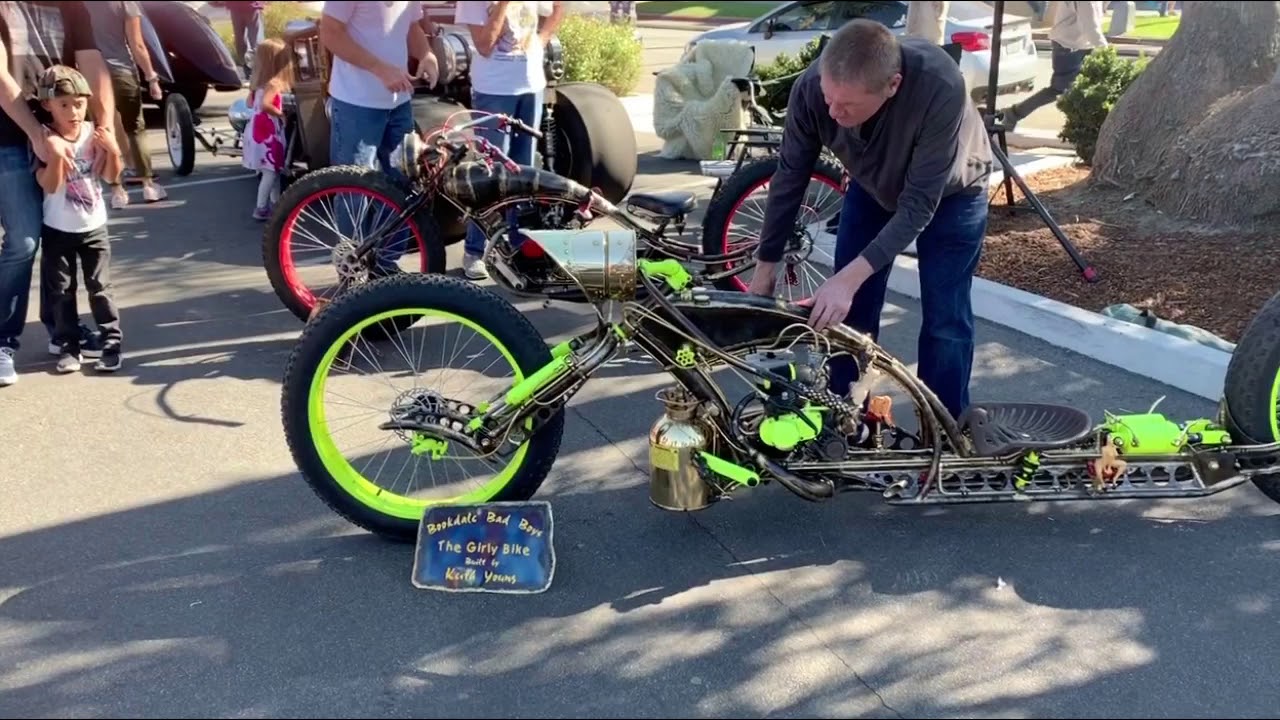 The Girly bike Hot Rods At The Beach Santa Cruz - YouTube