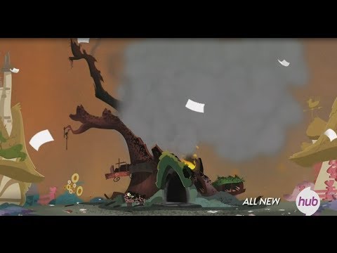 Twilight's library gets destroyed in many different ways - YouTube