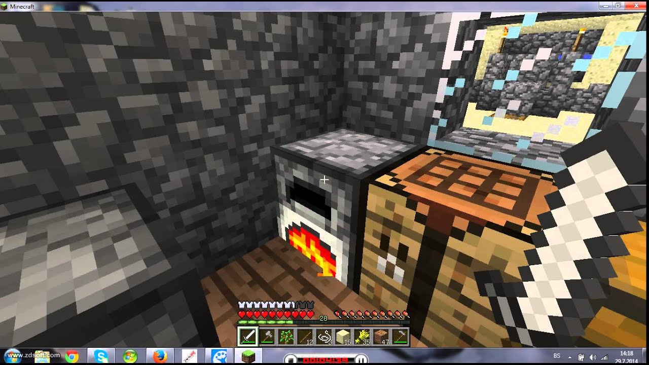 Minecraft, pravljenje stvari - YouTube