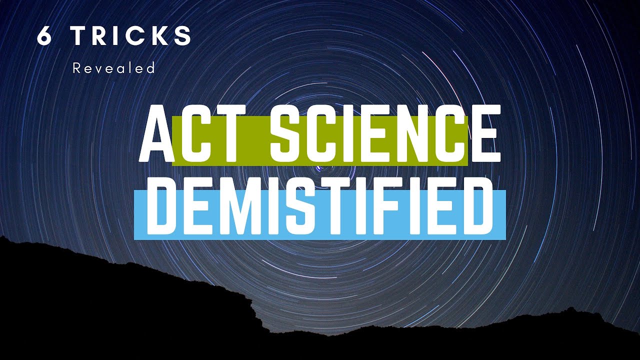 The 6 Types of ACT Science Questions - YouTube