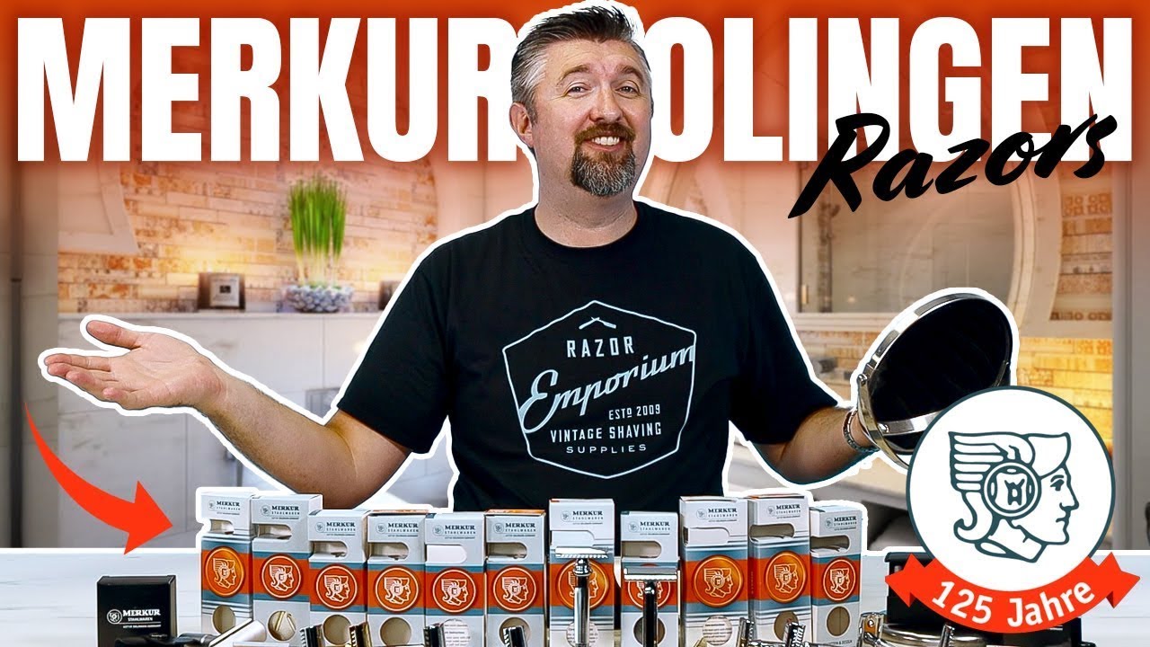 Merkur Solingen Safety Razor Wet Shaving Spotlight - YouTube