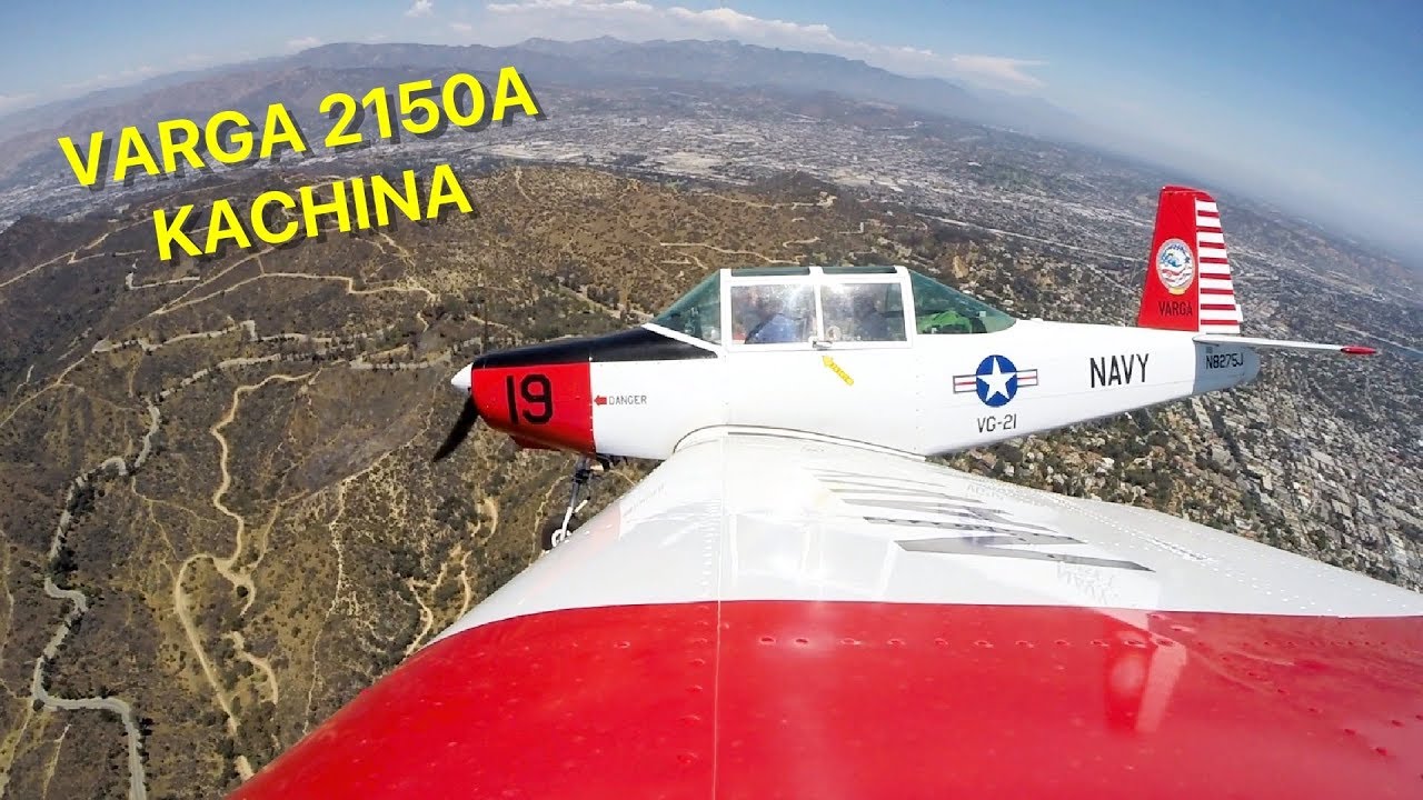 TOPGUN - in a VARGA 2150A KACHINA to Santa Monica - YouTube