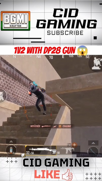 1V2 with DP28 #bgmi #bgmishorts #pubg #pubgshorts #viral #1v2 #gaming #pubgmobile #shorts # ...