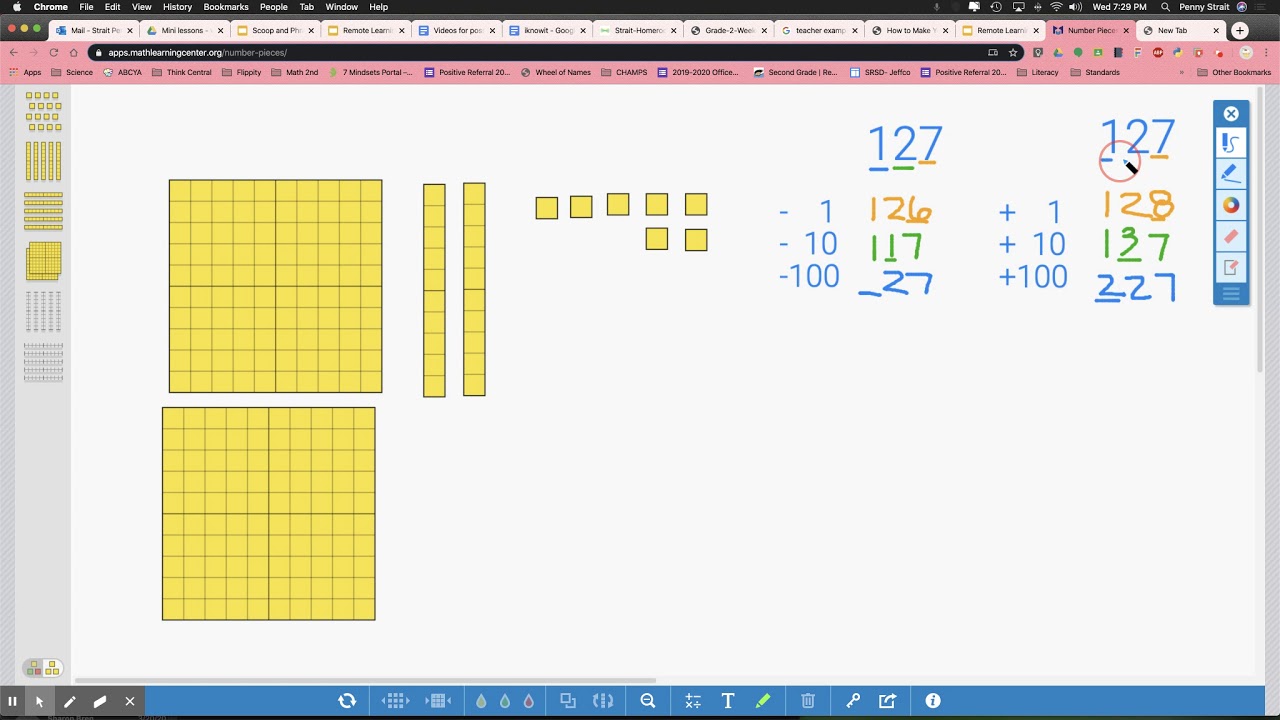 Add And Subtract 1 10 100 YouTube