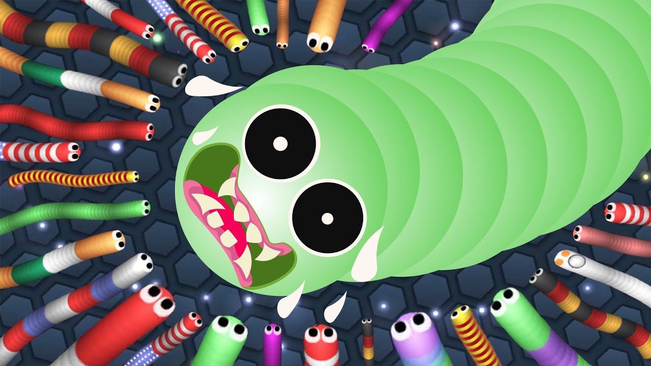 Slither io - Gluttonous giant snakes - YouTube